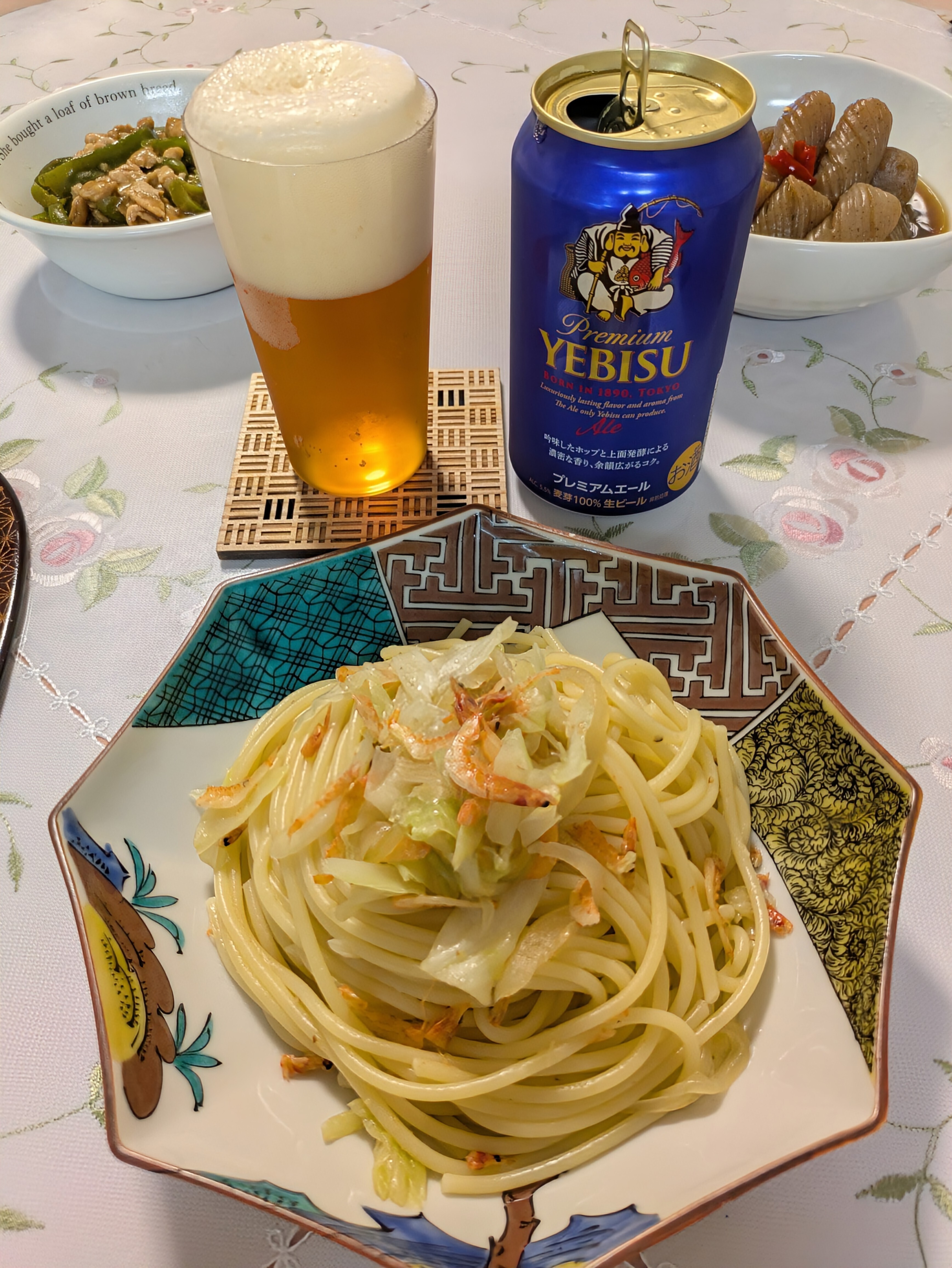 プレミアムエール キャベツと桜えびのスパゲッティ | YEBISU BEER TOWN - ヱビス公式ファンコミュニティ