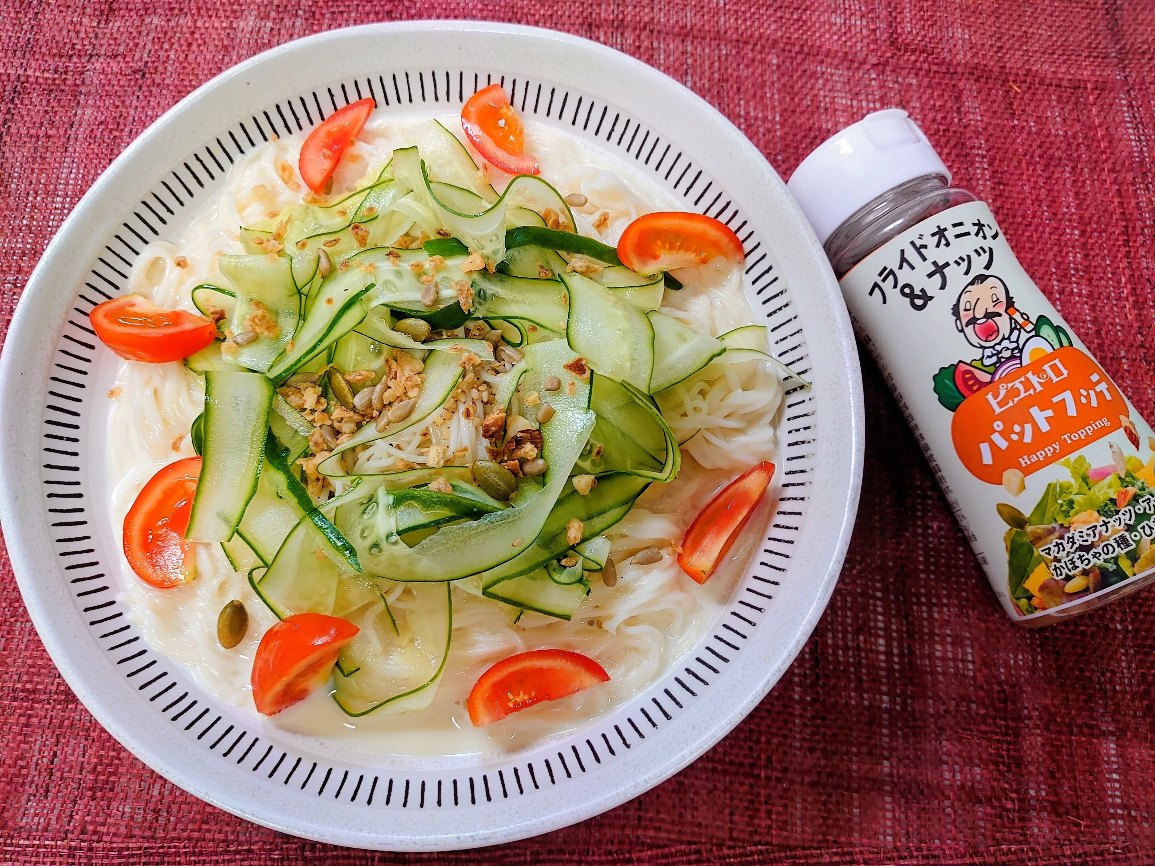 ごま豆乳素麺にPATFUTTE♪ | ピエトロホームタウン